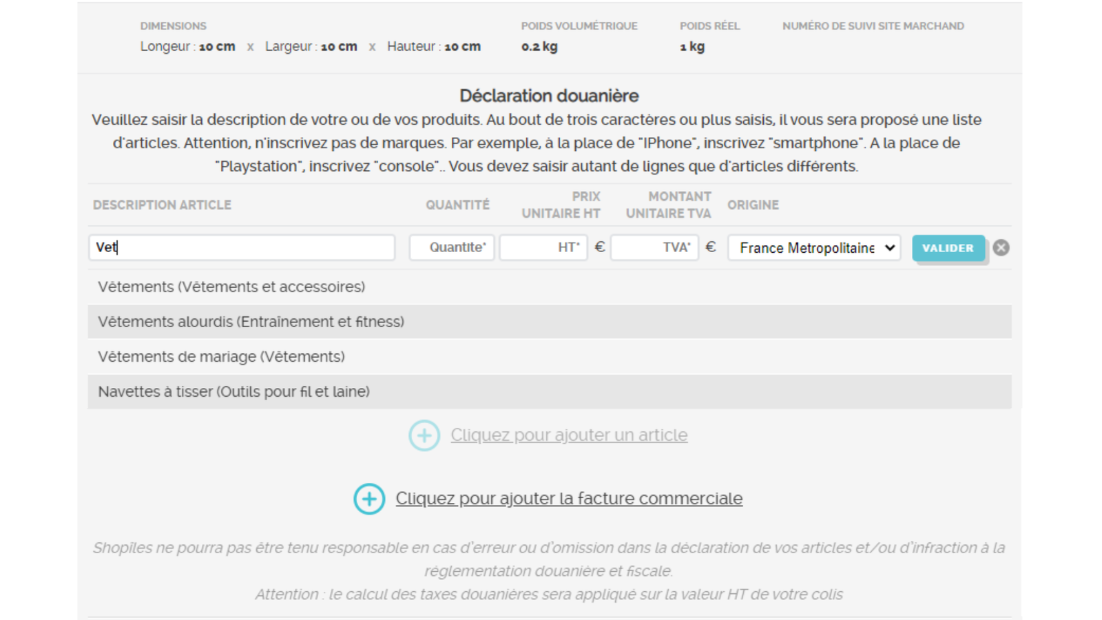 Livraison DOM-TOM - Comment correctement remplir sa déclaration de ...